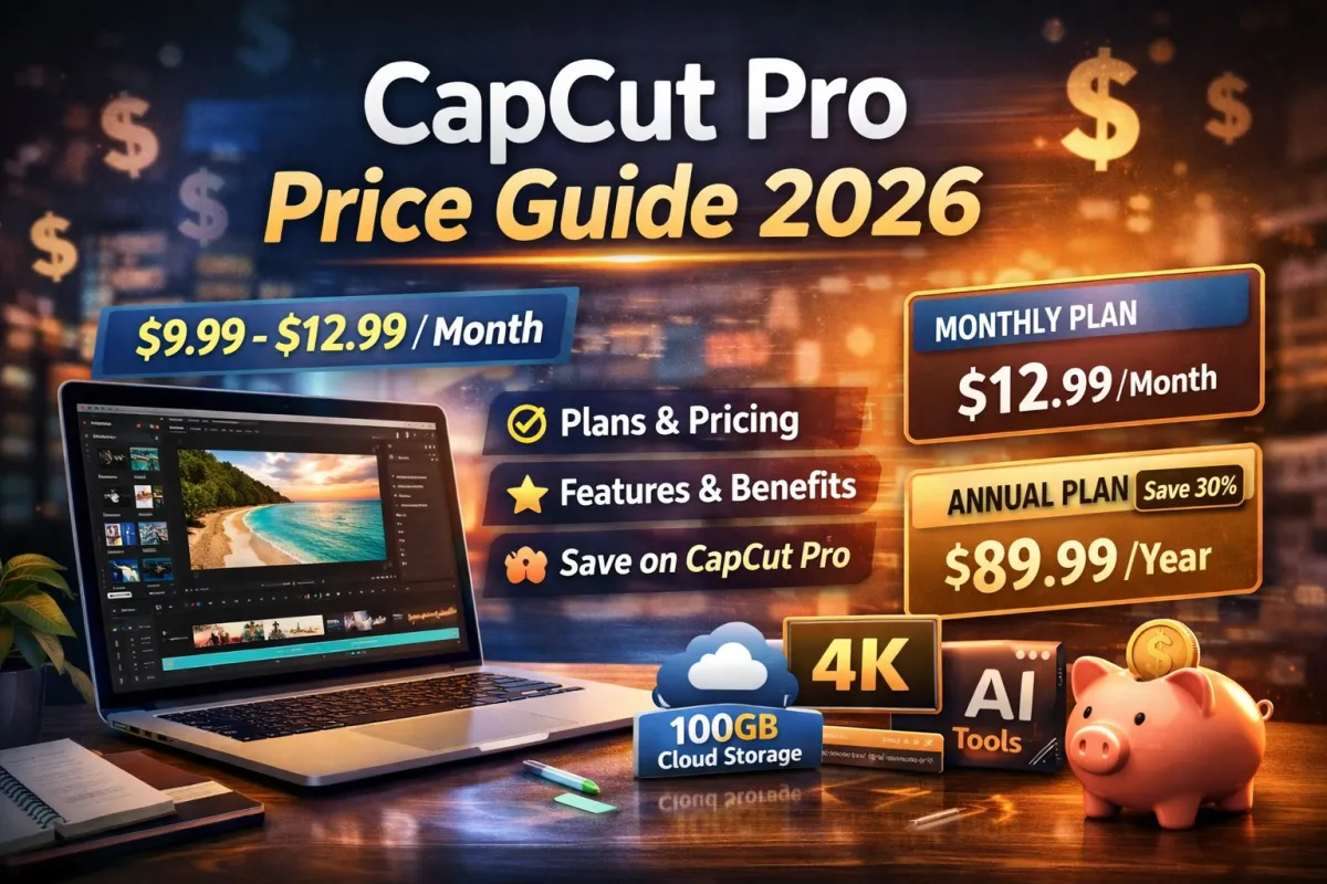 CapCut Pro Price Guide 2026: Plans, Features, Costs & Savings